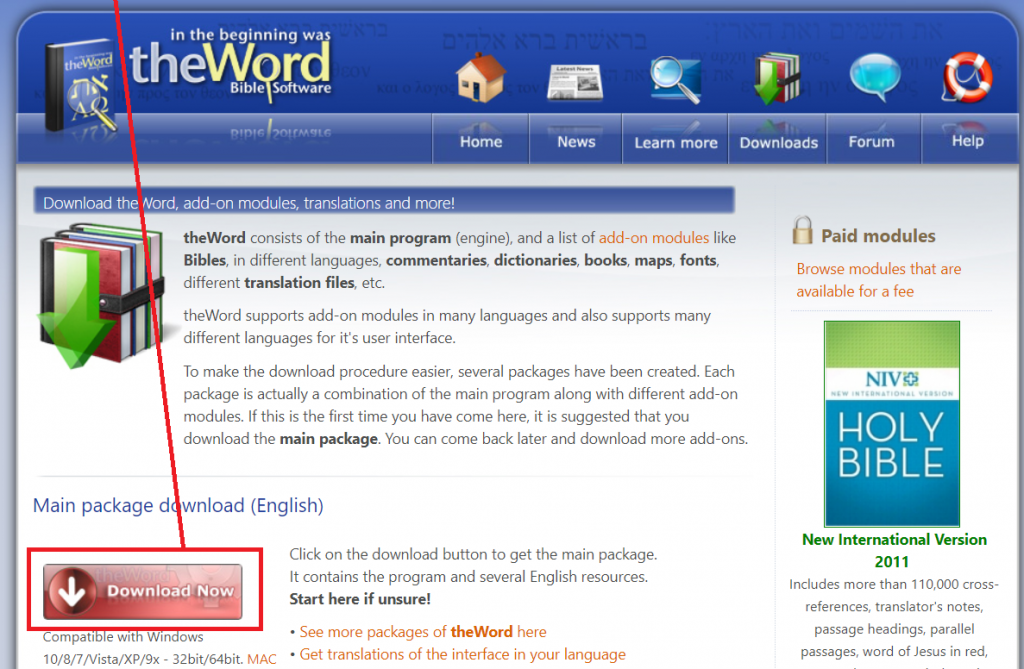聖書ソフトウエア『theWord』インストール方法、使い方、初めての方のための取扱説明書。 | ことばつむぎ