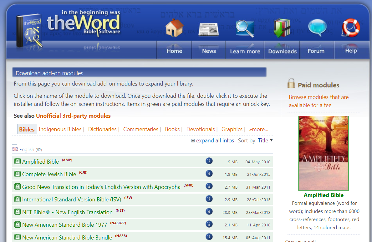 聖書ソフトウエア『theWord』インストール方法、使い方、初めての方のための取扱説明書。 | ことばつむぎ